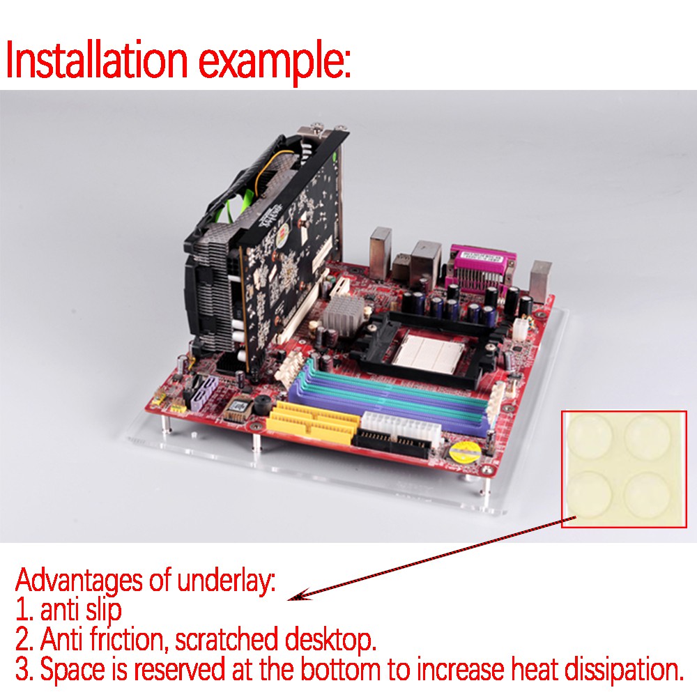 PC Open Frame Test Bench ITX Mini ATX EATX Motherboard Acrylic ...