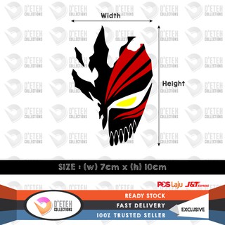 ICHIGO KUROSAKI | Bleach | Mask Vinyl Decal Sticker | Shopee Malaysia
