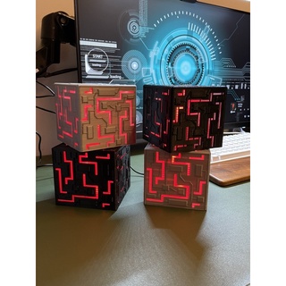 3D Printed LED Light Cube (RGB Light, Gaming Light, Table Lamp ...