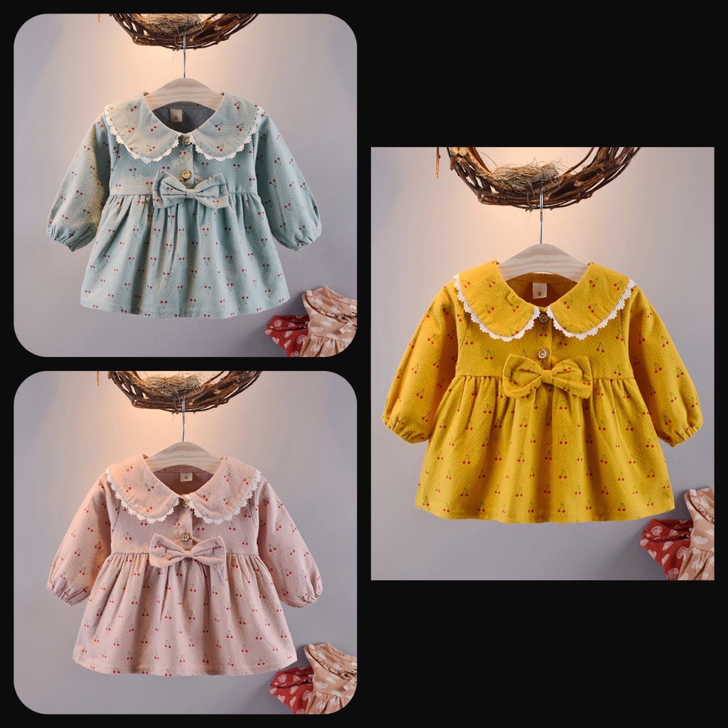 Korean Fashion Style Design Girl Perempuan Budak Dress Skirt Gaun Kids ...