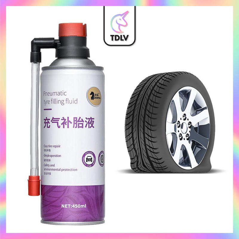 TDLV Tire Inflation Tire Sealant Tire Repair Kit Car Inflatable Self ...