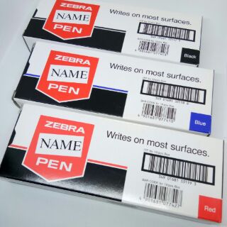 Zebra Name Pen (Fine : Oil Base) | Shopee Malaysia