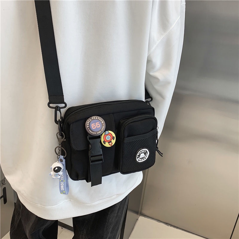 Sling bag man Japanese small bag Messenger Bag Fashion Shoulder Bag ...