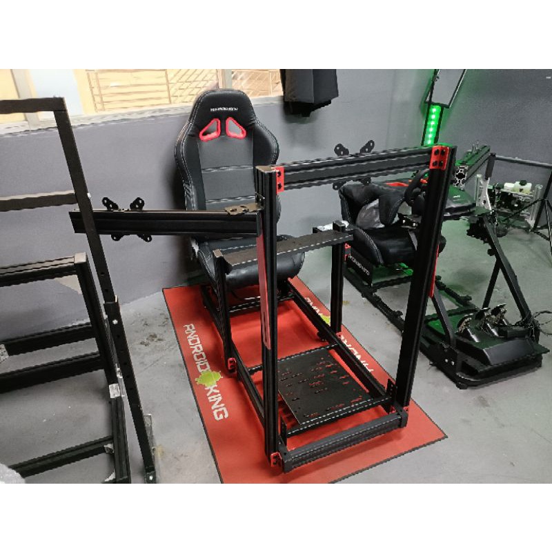 Aluminium Simulator Rig Seat Triple Monitor/TV Stand | Shopee Malaysia
