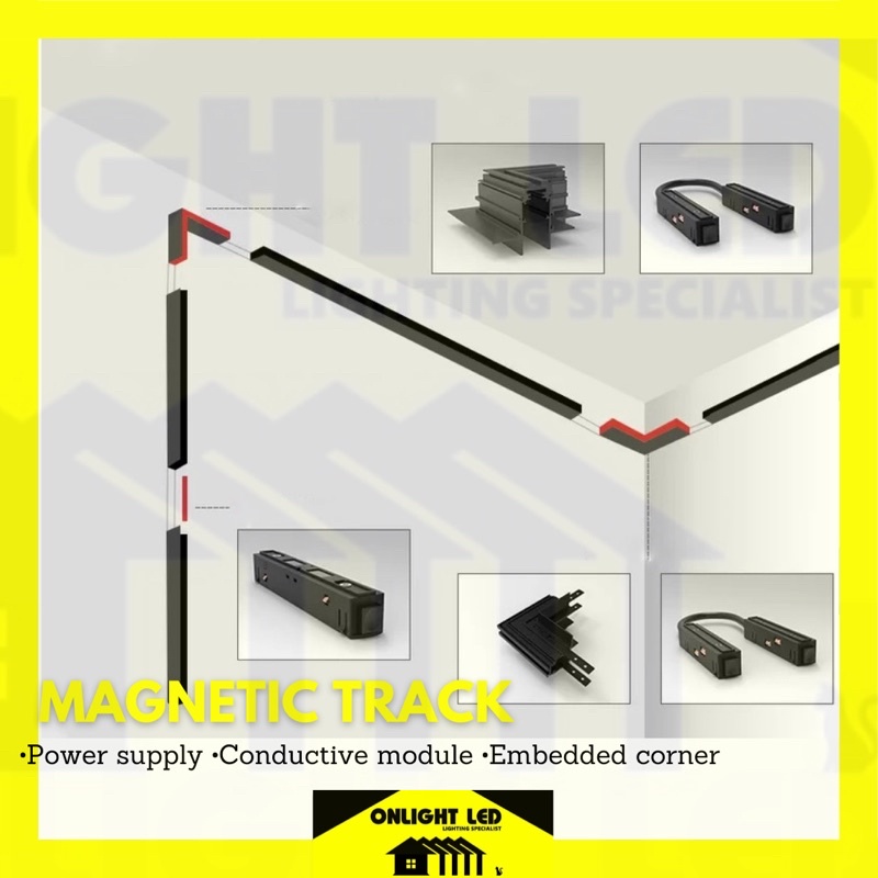 Magnetic Track Embedded Power Supply Input Conductive End Cap | Shopee ...