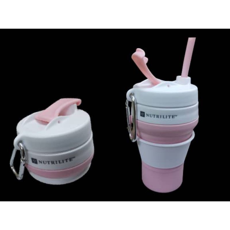 Nutrilite Portable Foldable Cup - Pink (350ml) | Shopee Malaysia