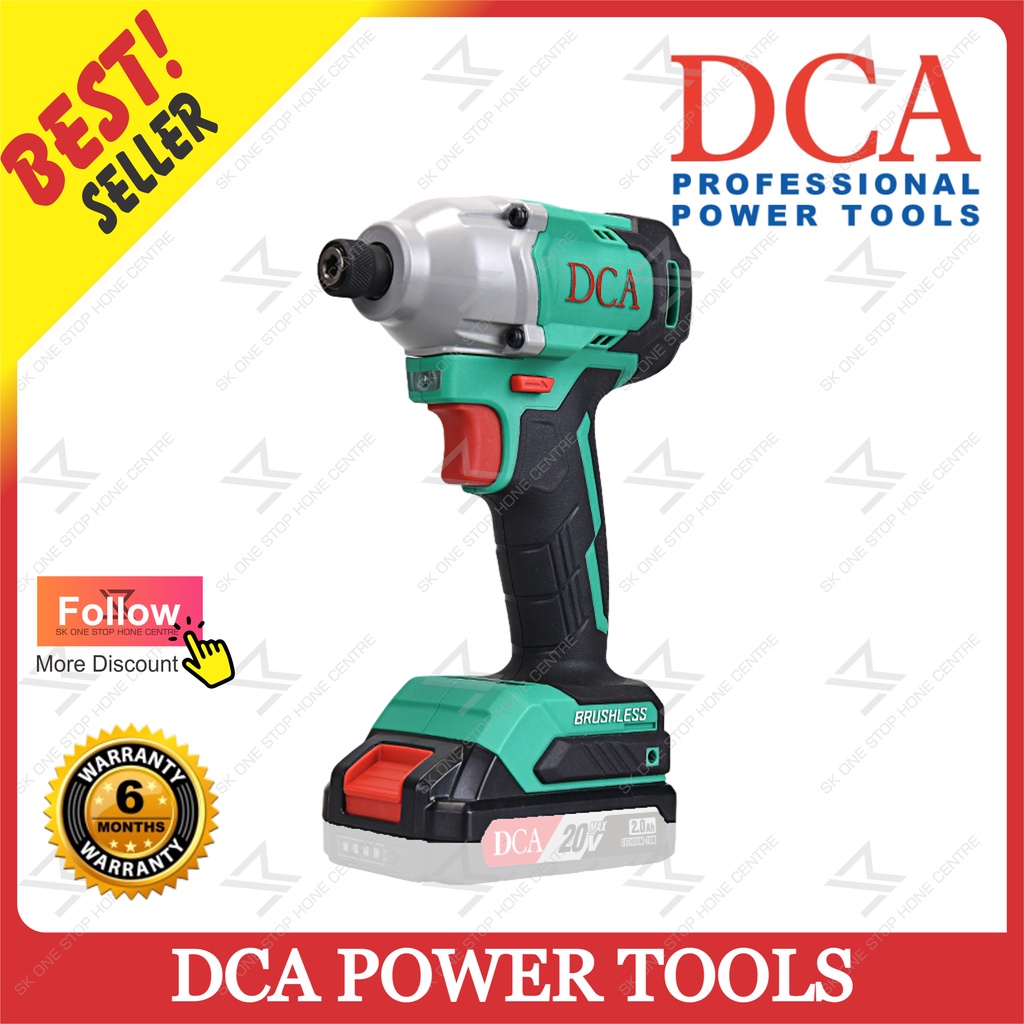 DCA 20V Cordless Brushless Impact Driver ADPL03-14 | Shopee Malaysia