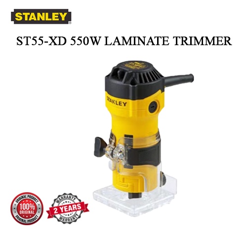 STANLEY ST55 CORDED TRIMMER 550W 6.35MM / Laminate Trimmer Multi ...
