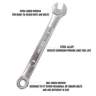 Quality Combined Wrench Spanner Common Ring Combination Alloy Steel ...