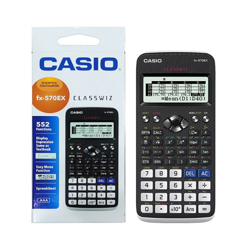 CASIO SCIENTIFIC CALCULATOR fx-570EX CLASSWIZ | Shopee Malaysia