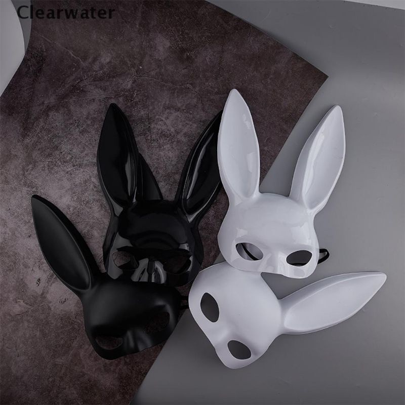 Party Mask Rabbit Ear Rabbit Half Face Rabbit Ear Mask Bunny Sexy Girl ...