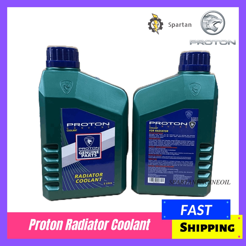 PROTON RADIATOR COOLANT 1LITER (Green) Suitable For All Car Model ...