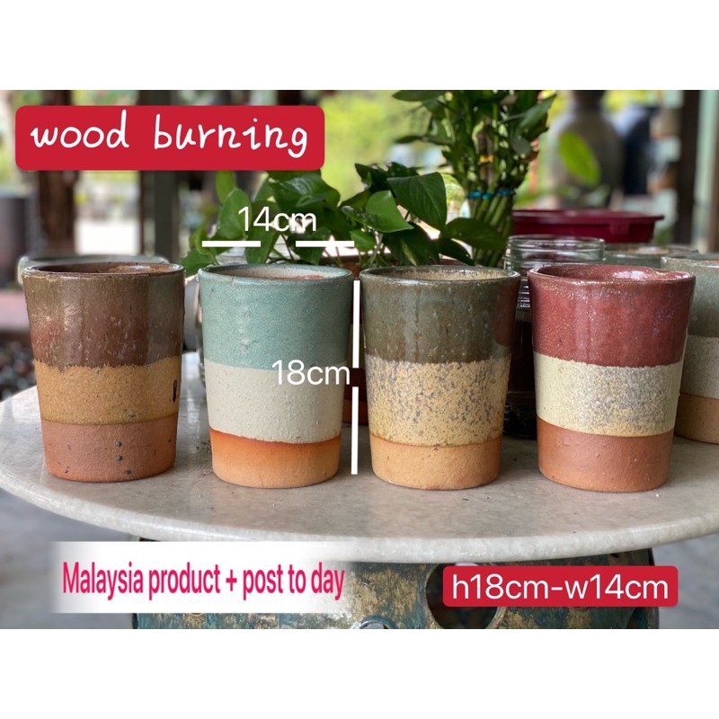 [Ready stock] ConeC1814 Traditional handmade Wood burning Ceramic ...