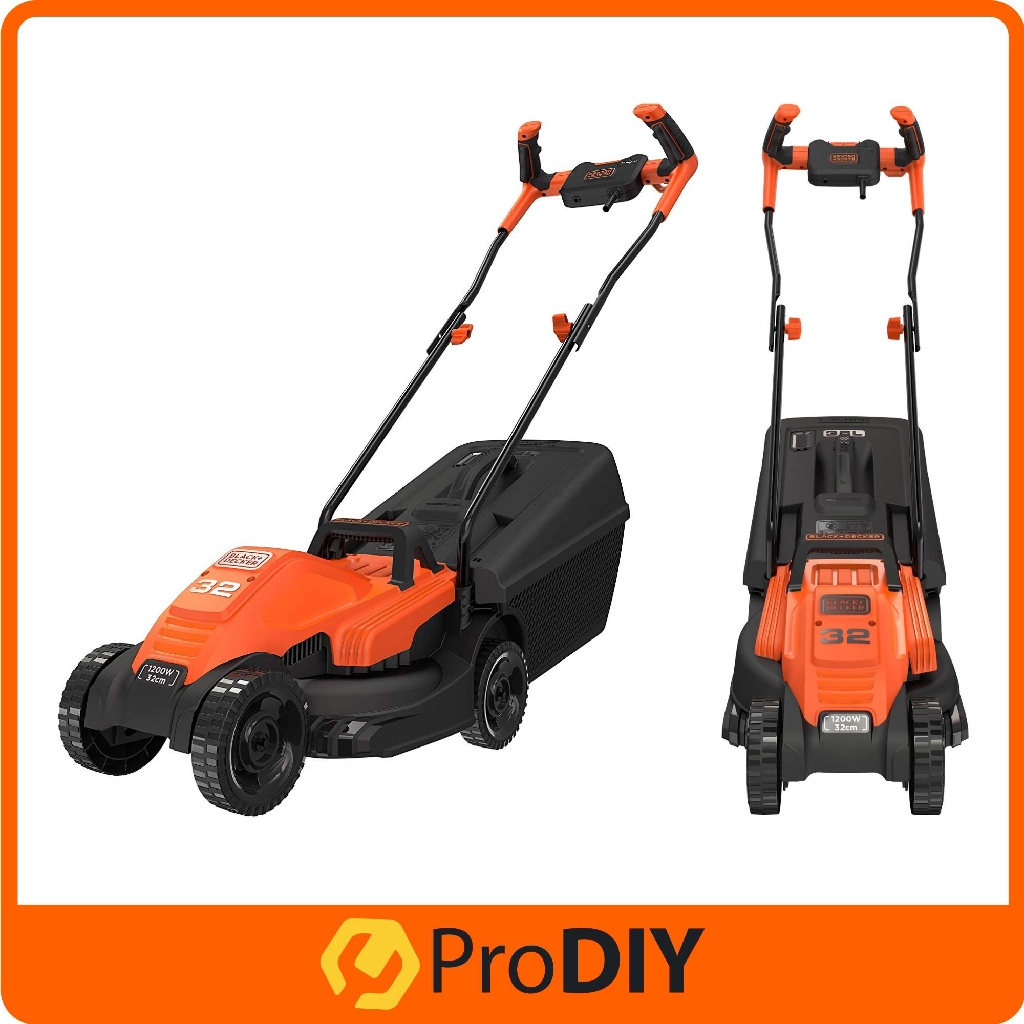BLACK & DECKER BEMW451BH Electric Lawn Mower + FOC Extension Wire | PGMall