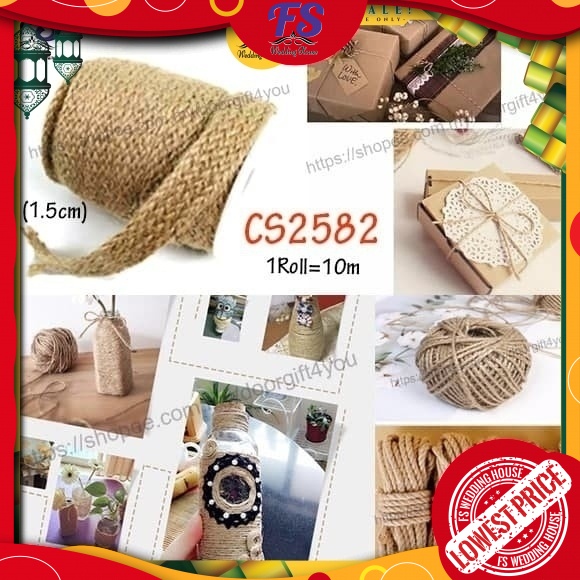 Tali guni tali jut hemp rope/ CS2582 | Shopee Malaysia