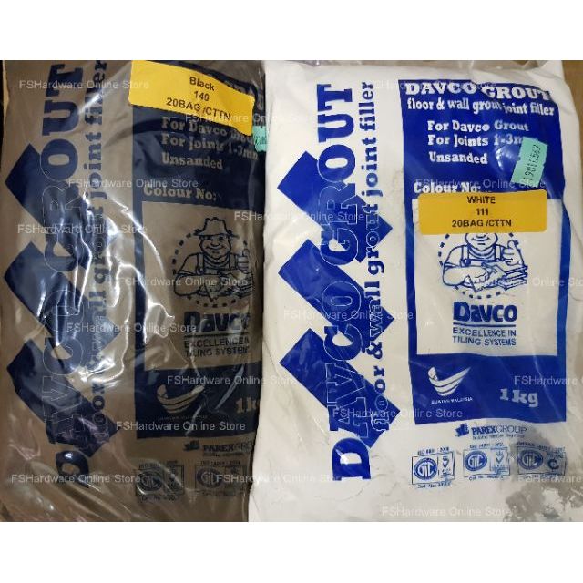 (3.5KG) Davco Colour Tiles Grout | Shopee Malaysia