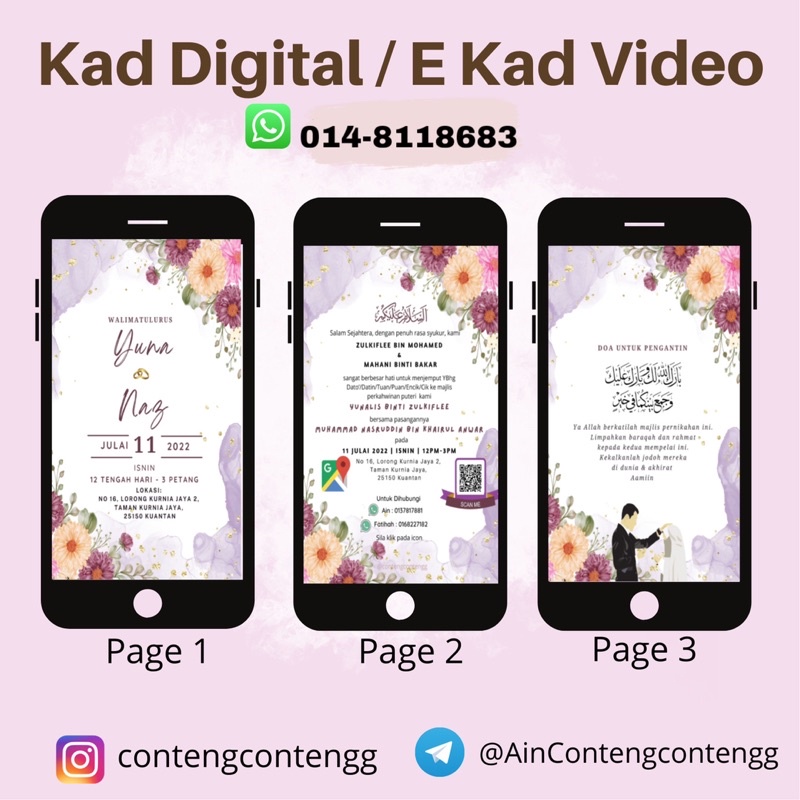 Digital Kad Kahwin Murah | Shopee Malaysia