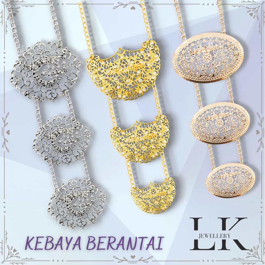 Dokoh Kebaya Berantai Traditional Dokoh Kebaya Juntai Kerongsang Kebaya ...