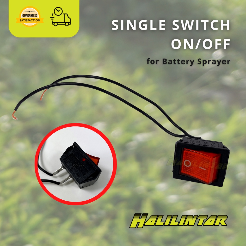 2 Way ON/OFF Switch for Knapsack Battery Sprayer / Suis 2 Hala ON/OFF ...
