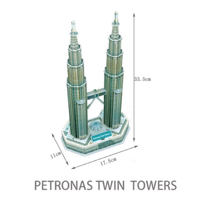3D Puzzle Petronas Twin Towers KLCC | Shopee Malaysia