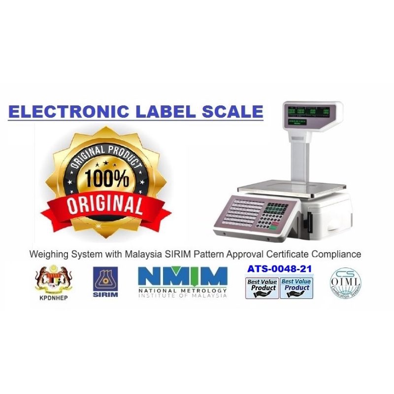 TM Series Barcode Label Weighing Scale for POS SYSTEM HKT2051 HKT2081 ...