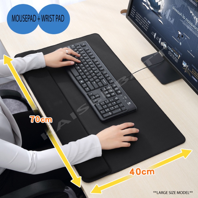 READY STK!! Large Medium Mousepad Size Soft Cloth side stitches ...