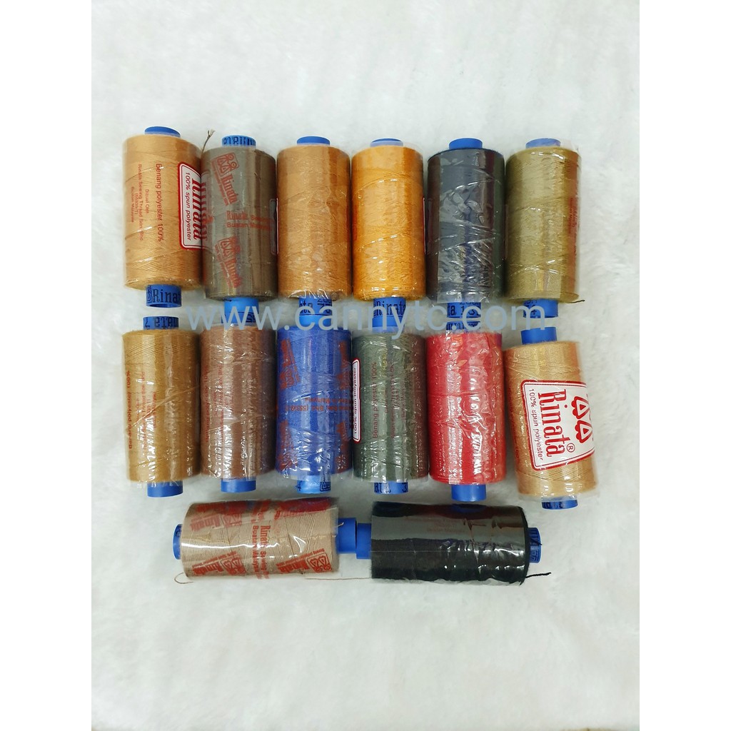 200 Meter - 1 Roll Denim Jeans Thread Multiple Colour / Benang Jeans ...