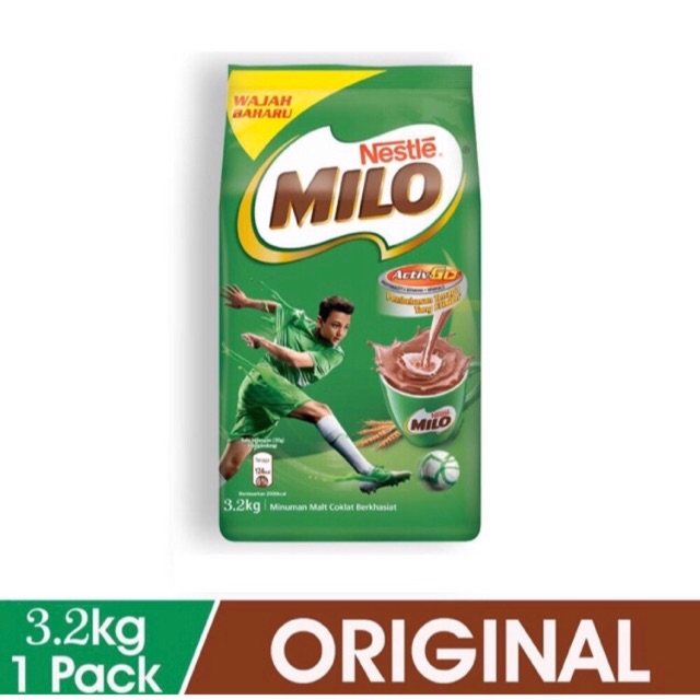 MILO Chocolate Powder Soft Pack 3.2kg | Shopee Malaysia