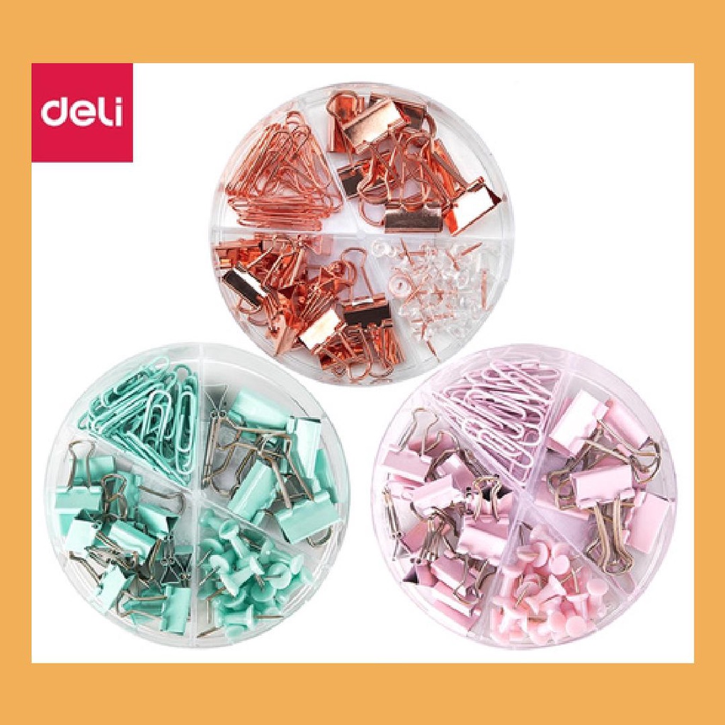 Elegant 4 in 1 Document Clip, Paper Clips and Pins Set (Binder Clip ...