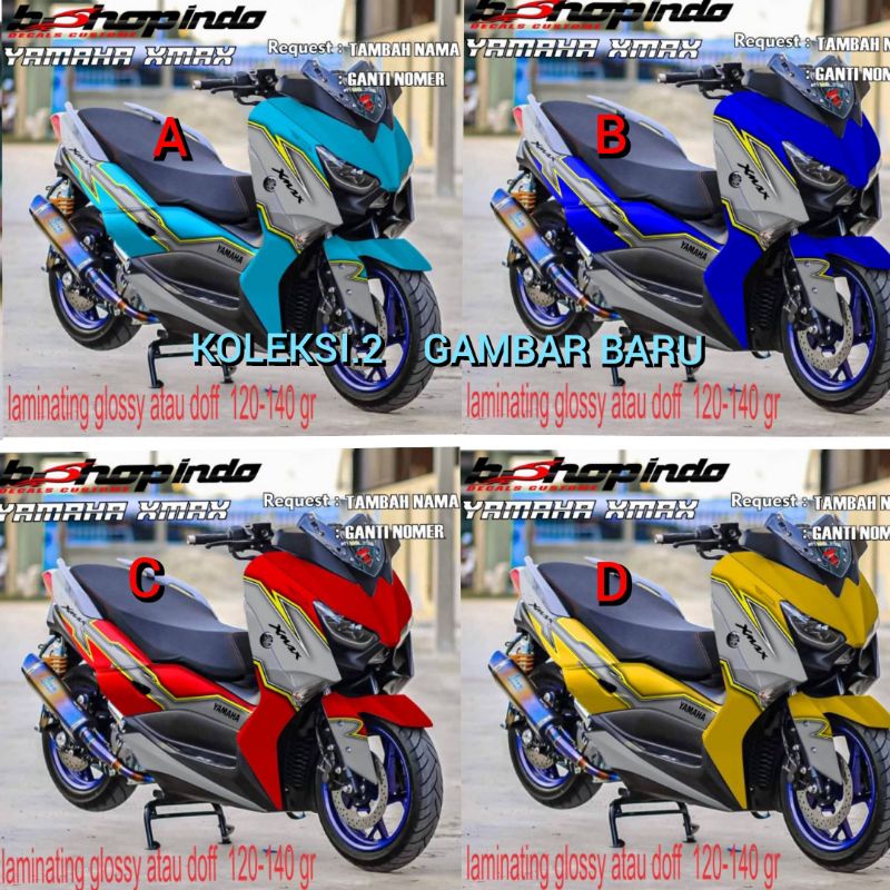Decal Sticker XMAX Full Body Collection Of Many Motifs And Colors ...