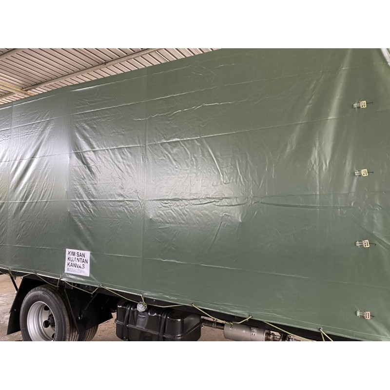 CUSTOM MADE - 3 TONNE 14FT CANVAS LORRY/ KANVAS LORI 14KAKI 3 TONNE ...