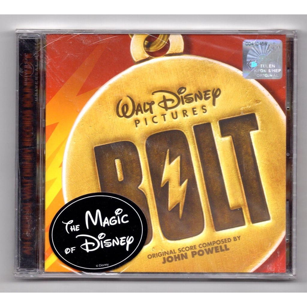 BOLT : OST DISNEY (CD ORIGINAL) | Shopee Malaysia