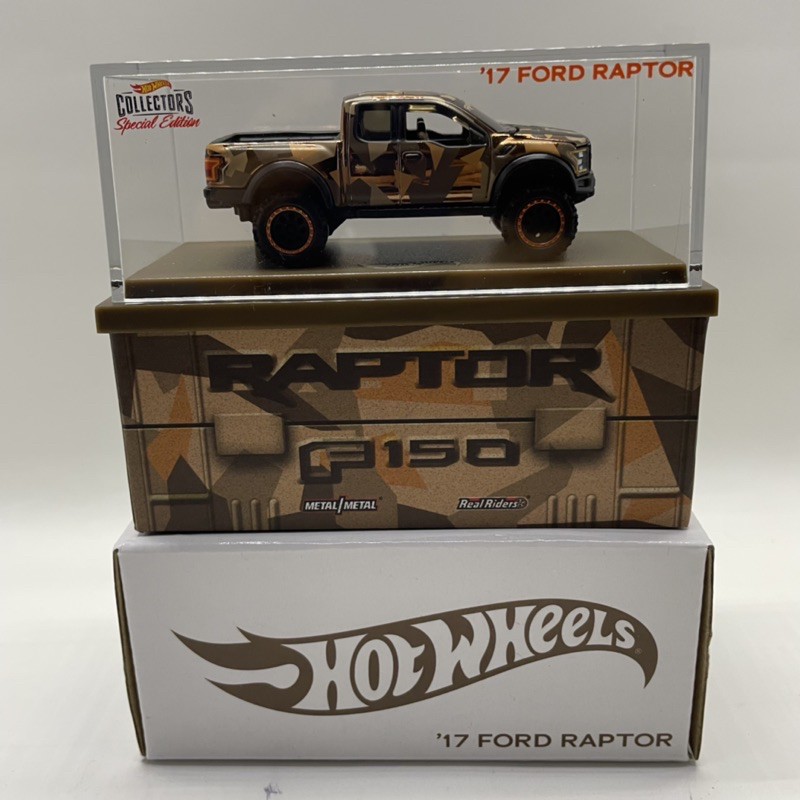 HOT WHEELS RLC 2021 17 FORD RAPTOR F150 CAMO | Shopee Malaysia