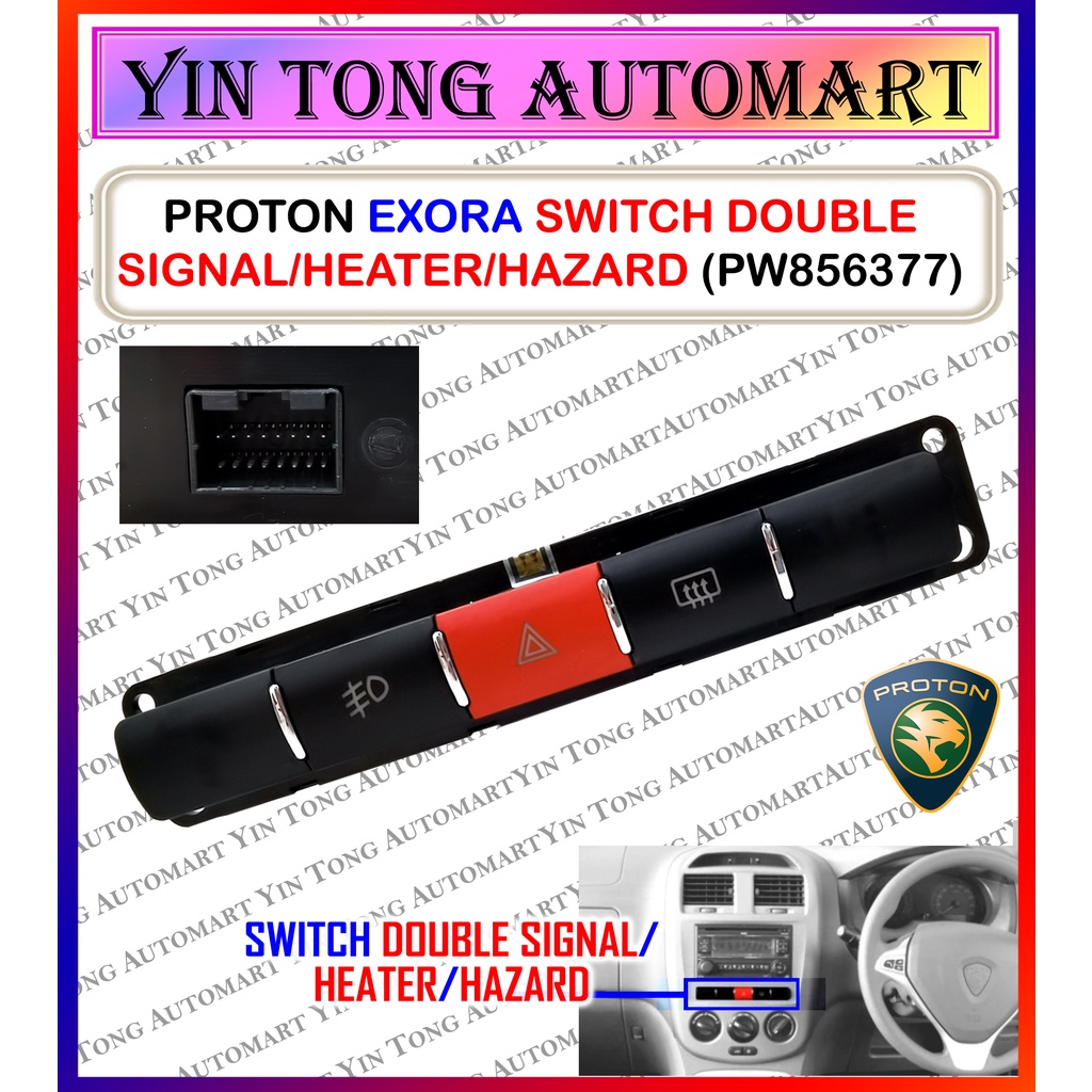 Proton Exora Switch Double Signal / Heater / Hazard (PW856377) | Shopee ...