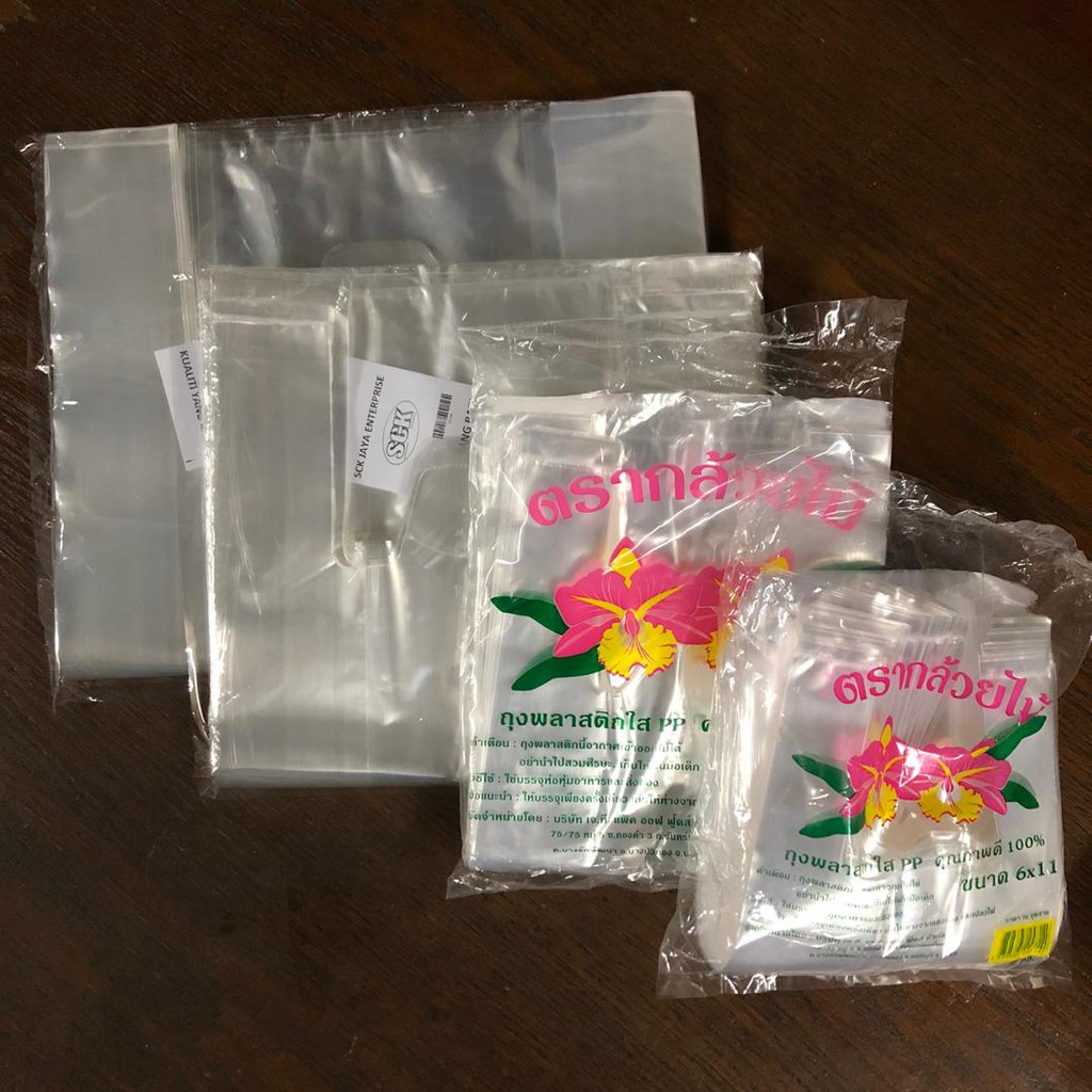 TAPAU - THICK PP Singlet Transparent Bag / PP Clear Plastic Bag ...