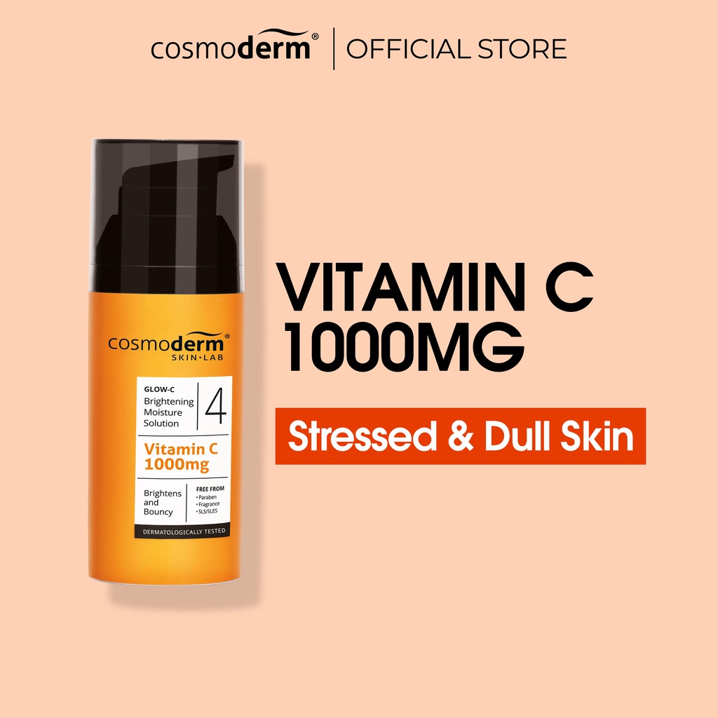 Cosmoderm Glow-C Brightening Moisture Solution 50ml (Vitamin C ...