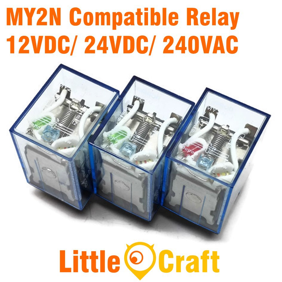 MY2N LY2N 12VDC 24VDC 240VAC Compatible Relay | Shopee Malaysia