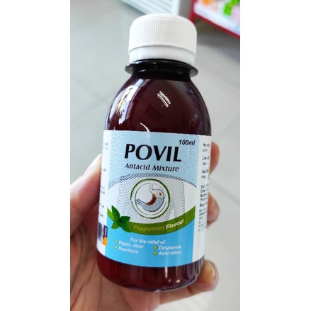 POVIL Antacid Mixture 100mL | Shopee Malaysia