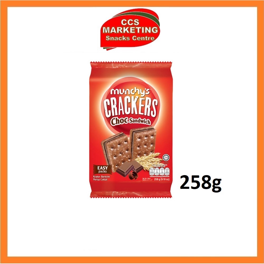 CCS Munchy's Crackers Choc Sandwich ( 258g ) | Shopee Malaysia