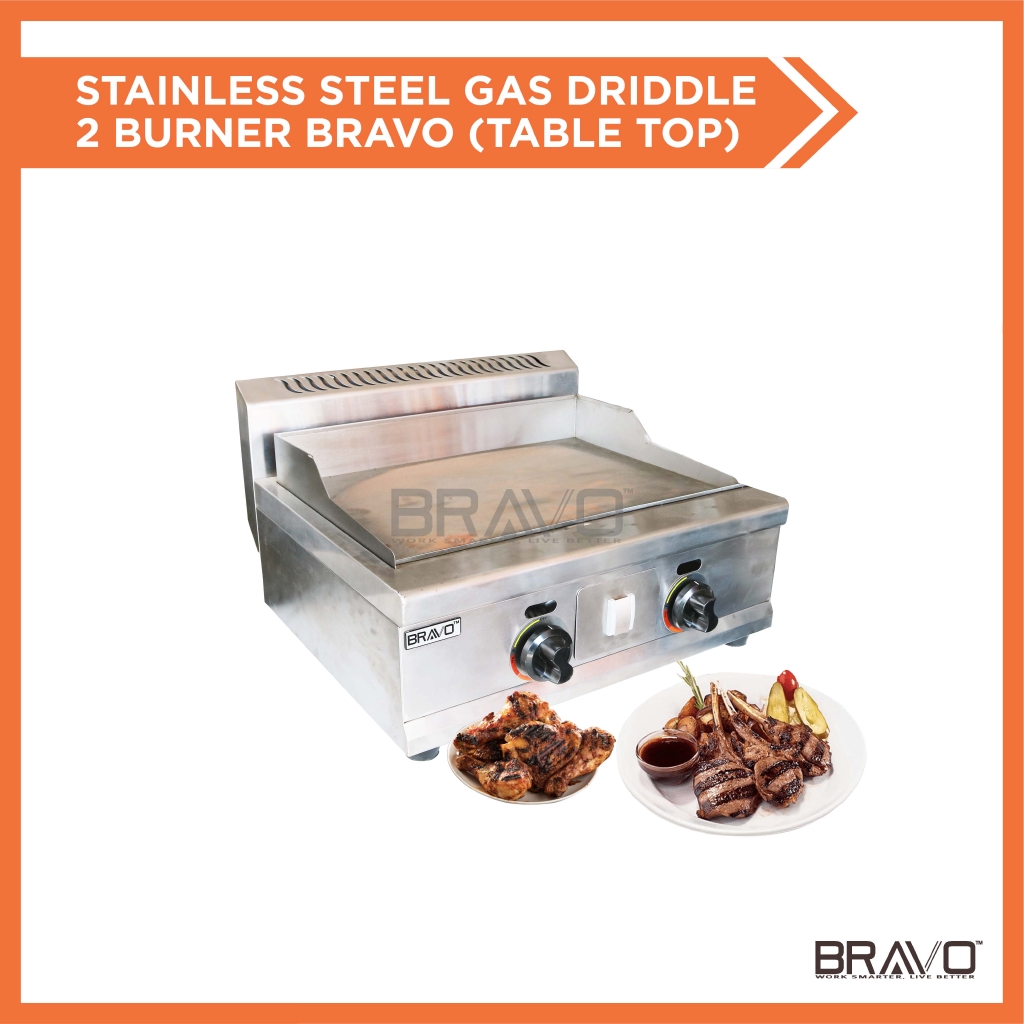 BRAVO Dapur Burger Commercial Gas Griddle Dapur Roti Canai Dapur Bakar ...