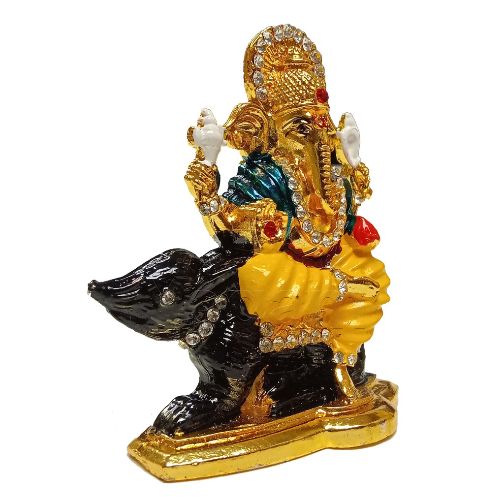 Yogam Vinayagar / Ganesh with mouse Car dash board / Gift / pooja ...