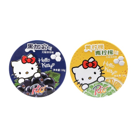 (CLEARANCE) Rio Candy Hello Kitty Sugar Free Mints (16g) Rio 凯蒂猫 无糖薄荷糖 ...
