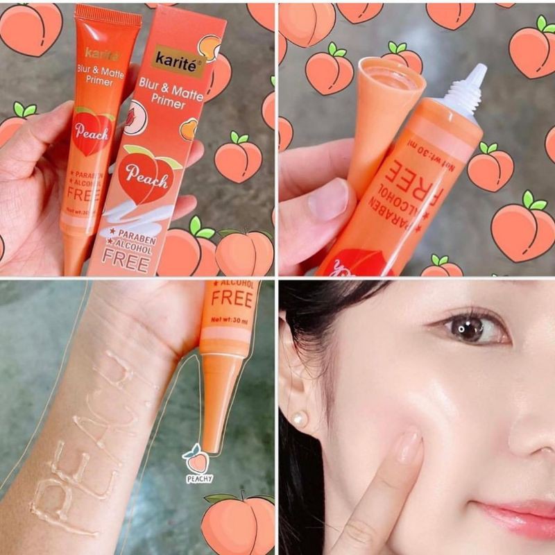🍑PEACH PRIMER KARITE🍑 | Shopee Malaysia
