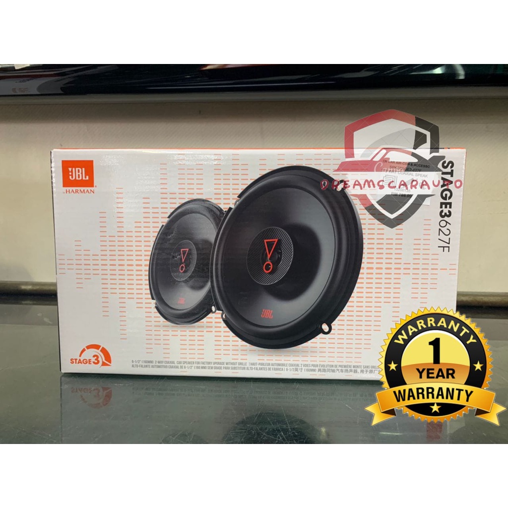 100% ORI JBL Stage3 627F 6-1/2" (160mm) 2-Way coaxial car speaker#PERODUA#PROTON#TOYOTA#NISSAN# ...