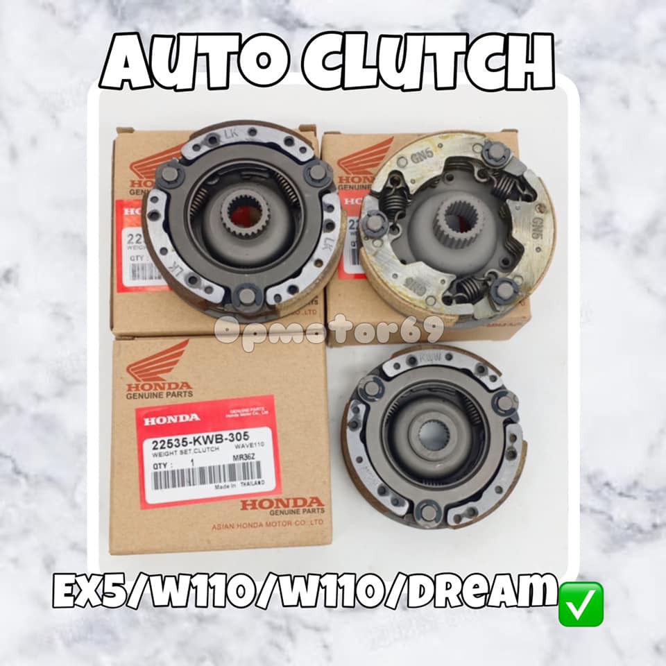 Honda EX5 / Wave110 W110 / Wave100 W100 / Dream Auto Clutch / Auto ...