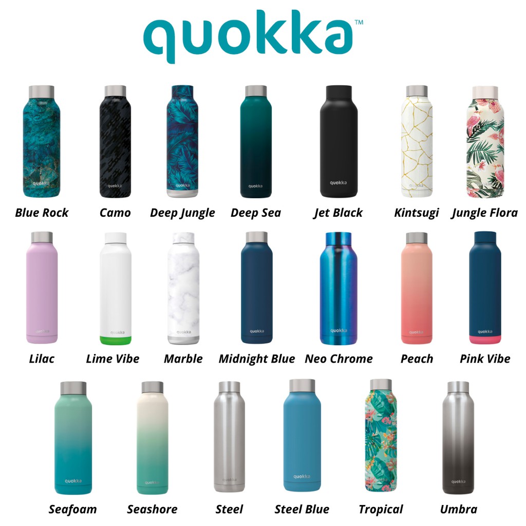 Quokka Stainless Steel Water Bottle Solid (510ml & 630ml available) | Shopee Malaysia