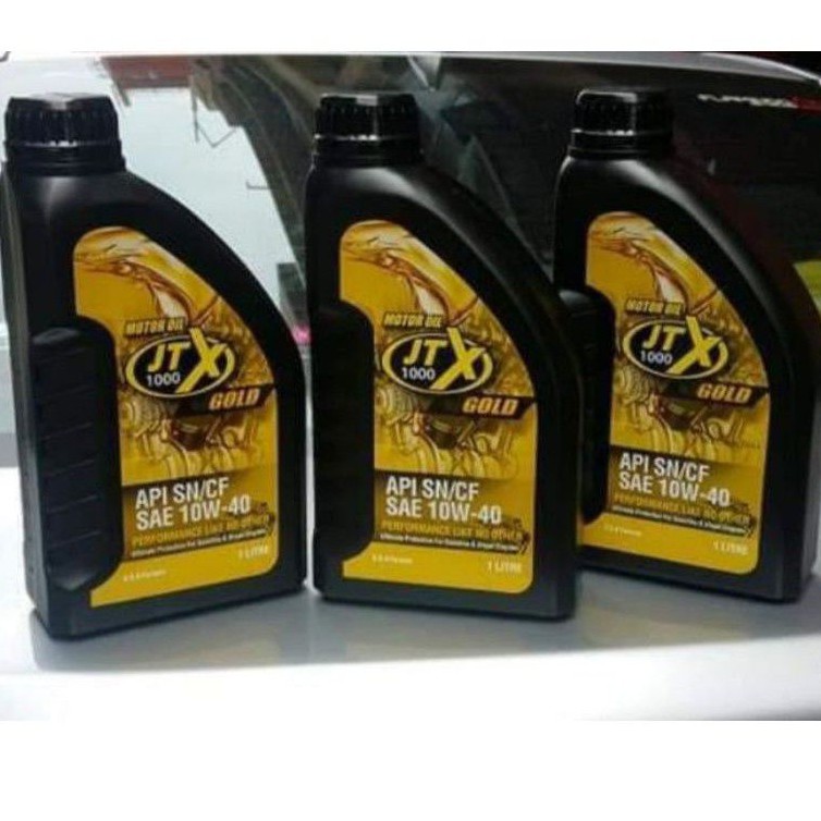 JTX GOLD motor oil 1 liter | Shopee Malaysia