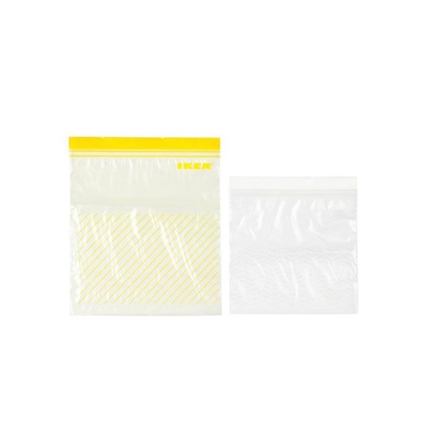 Ikea resealable bag / ziplock bag - ISTAD, 1.2L (White only) | Shopee Malaysia