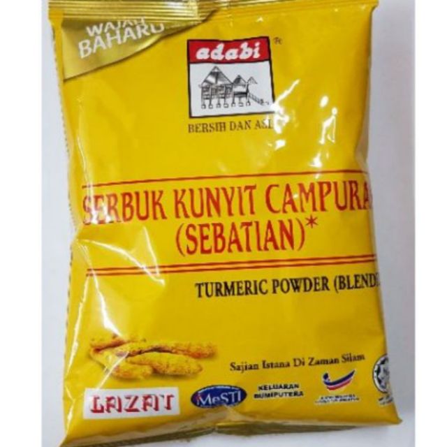 Serbuk Kunyit Adabi 100g,250g,500g,1kg | Shopee Malaysia