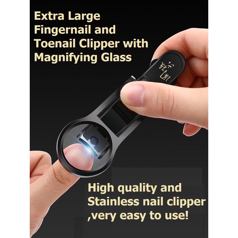 NAIL CLIPPERS with magnifier for elder / pengepit kuku | Shopee Malaysia